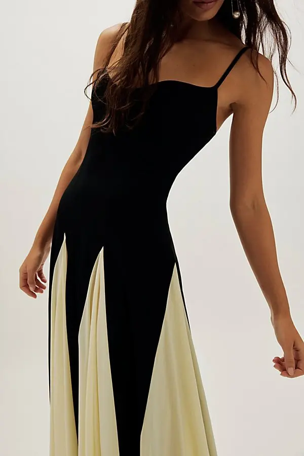 Arcina Ori Paloma Maxi Dress - Black/cream
