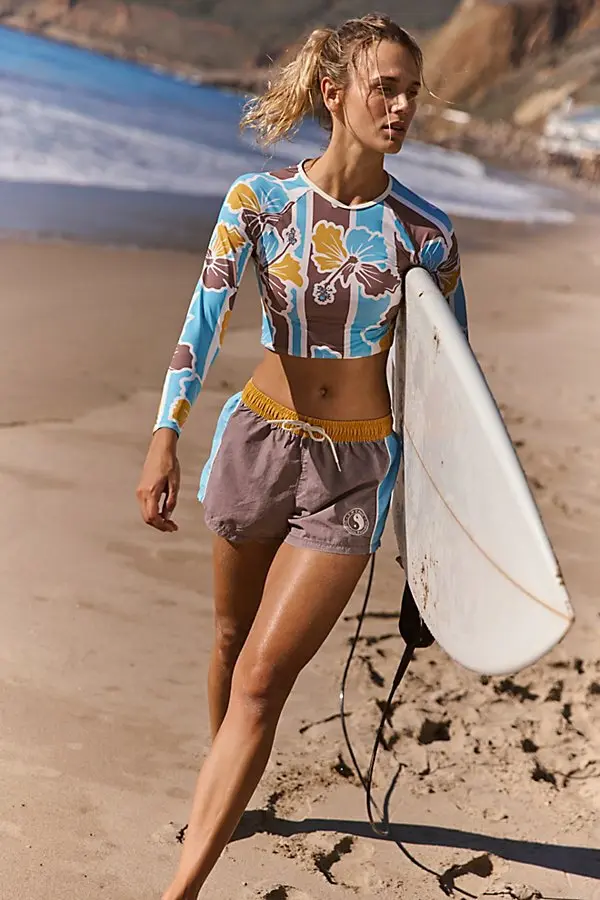 POOLSIDE PARADISO Northshore Long Sleeve Rash Guard
