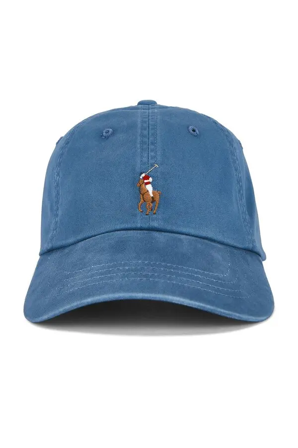 Polo Ralph Lauren Classic Sport Cap With Leather Strap - Delta Blue