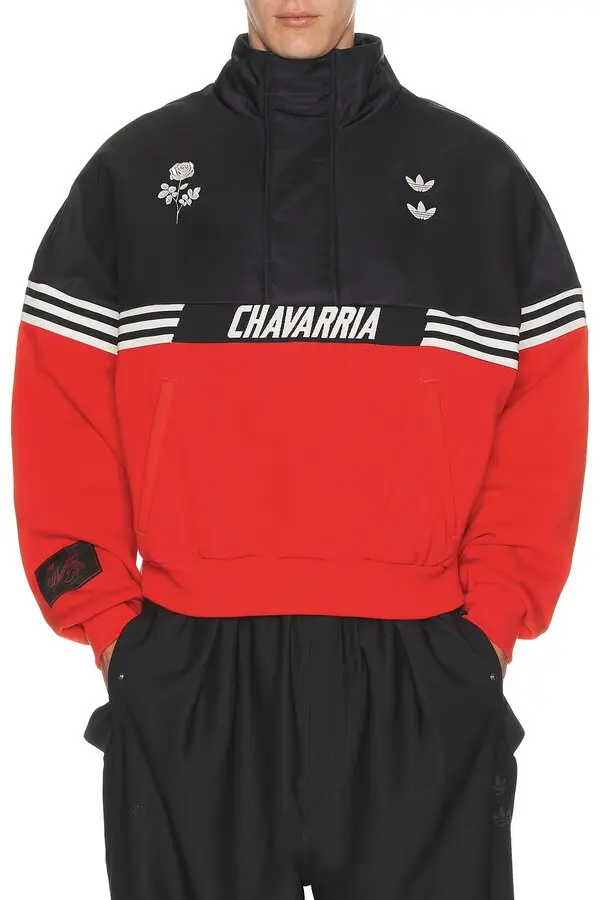 Adidas Originals By Alexander Wang X Willy Chavarria Gomez Pullover - Black & Red