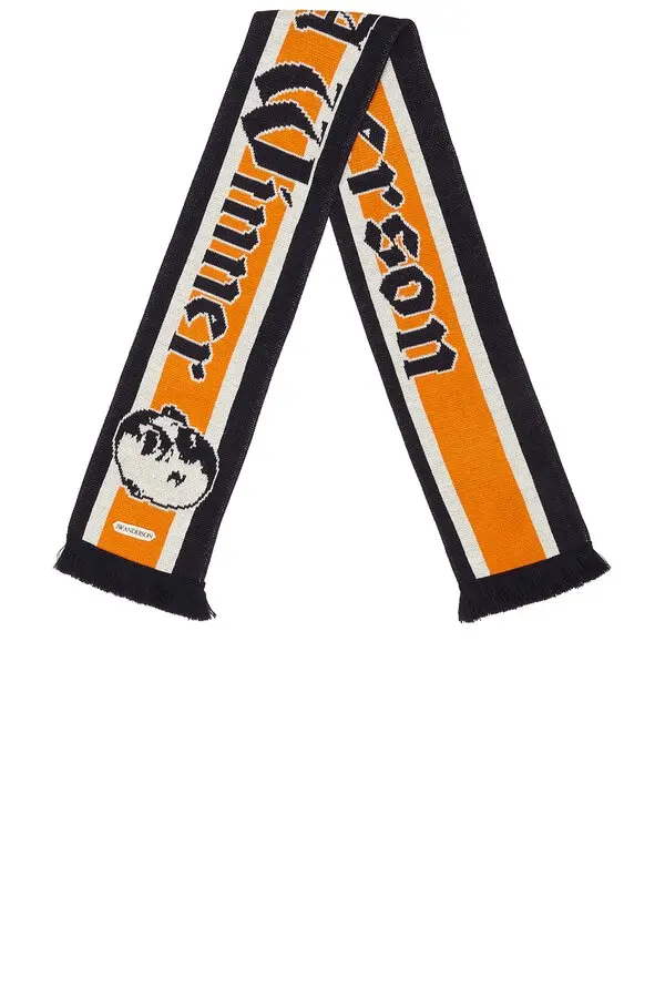 JW Anderson Winner Football Scarf - Orange