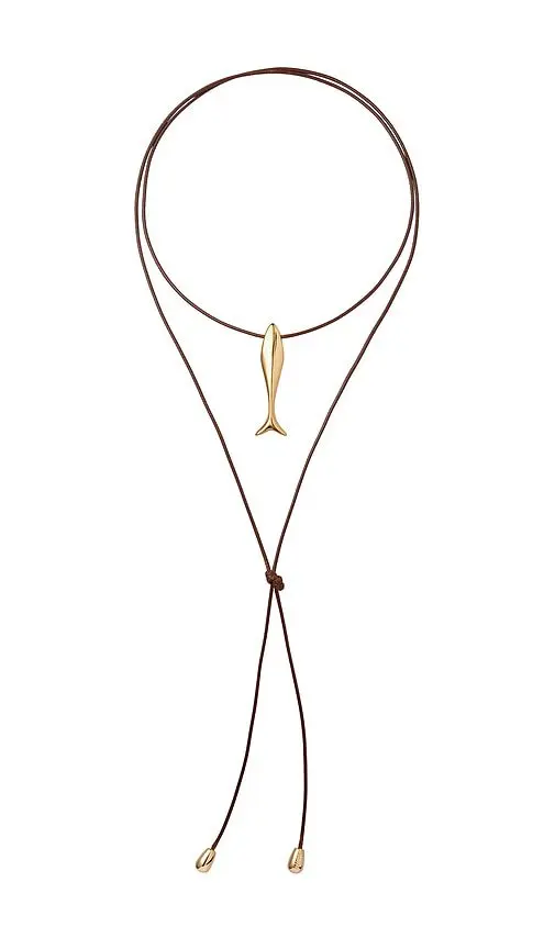 Éliou Minnow Wrap Necklace - Gold Plated