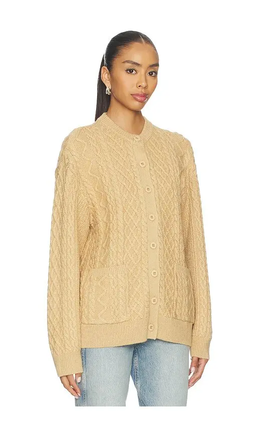 LOVERS AND FRIENDS Barbetta Cable Cardigan
