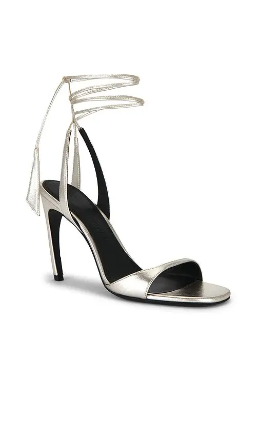 Attico Ora 95mm Metallic Stiletto Sandals