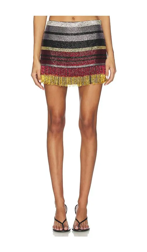 SIMONMILLER Inessa Beaded Skirt