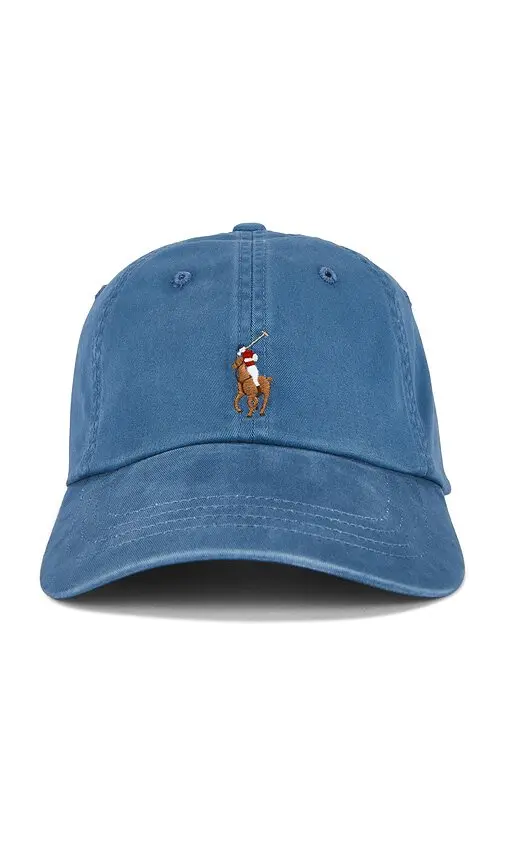 Polo Ralph Lauren Classic Sport Cap With Leather Strap - Delta Blue