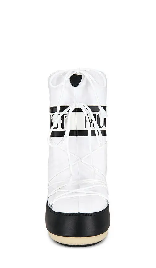 Moon Boot Icon Nylon Boots - Black & White