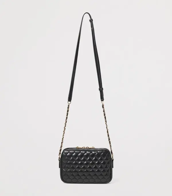 ASPINAL OF LONDON Leather Alice Cross-body Bag - Black
