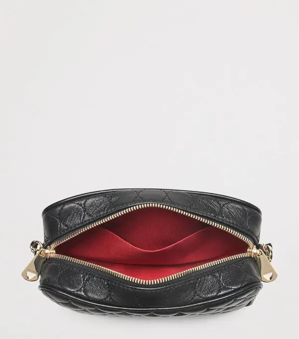 ASPINAL OF LONDON Leather Alice Cross-body Bag - Black