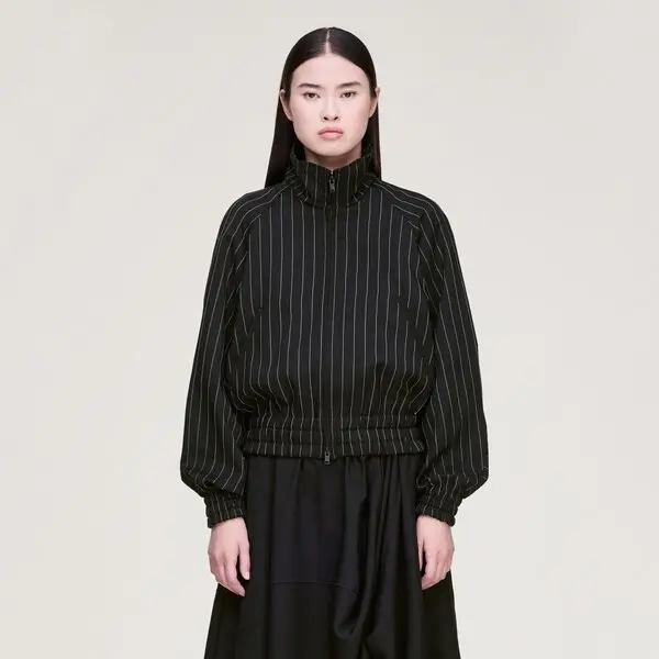 Adidas Y-3 Pinstripe Sport Uniform Blouson