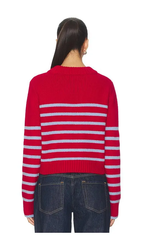 LA LIGNE Mini Marin Striped Wool Blend Sweater