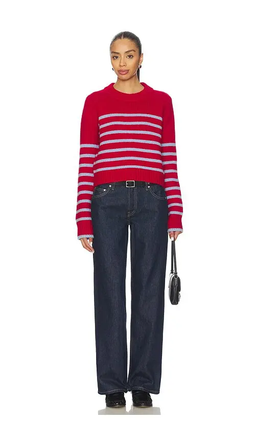 LA LIGNE Mini Marin Striped Wool Blend Sweater