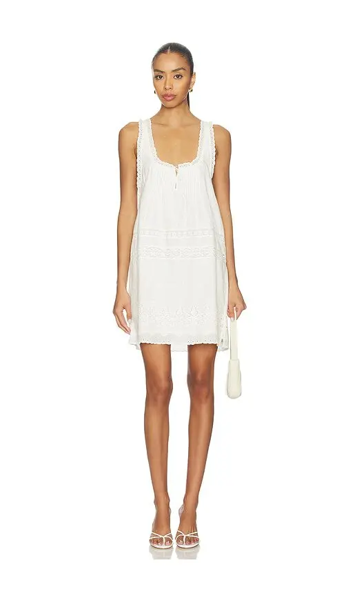 SPELL Maiden Lace Mini Dress In . Also