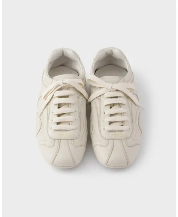 Prada Montecarlo Re-edition 2005 Nappa Leather Sneakers - Neutral