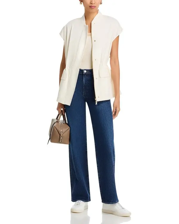 Fabiana Filippi Mixed Media Jacket - Burro