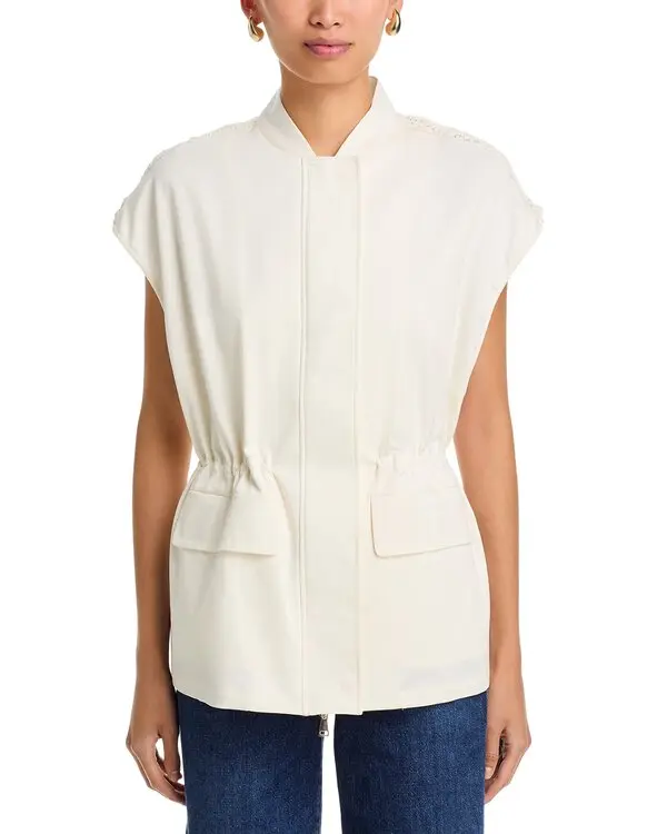 Fabiana Filippi Mixed Media Jacket - Burro