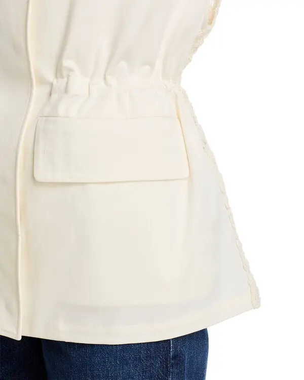 Fabiana Filippi Mixed Media Jacket - Burro