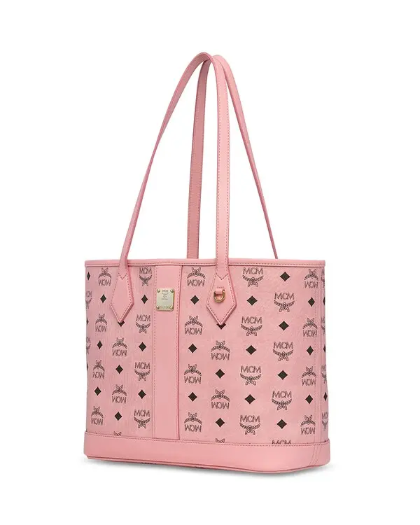 Mcm Liz Small Visetos Shopper Tote - Soft Pink