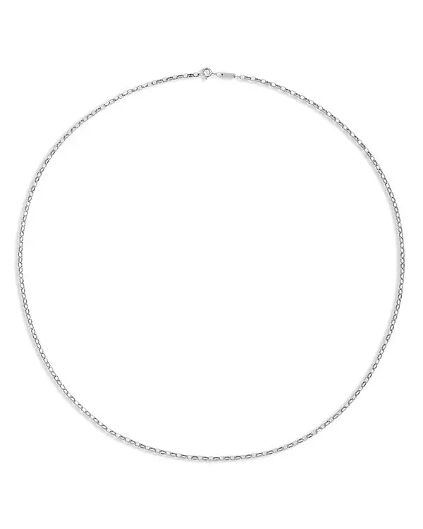 Adina Reyter Open Link Chain Necklace - Silver