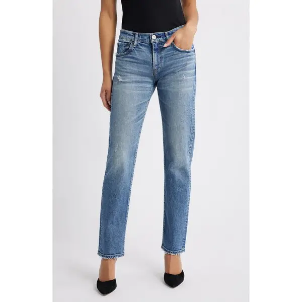 Moussy Vintage Linden Slim Straight Leg Jeans