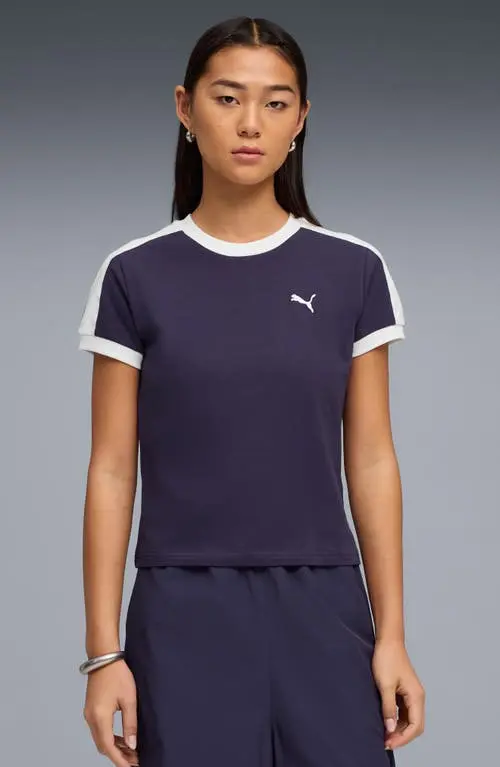 PUMA T7 Slim Fit T-shirt - Deep Plum