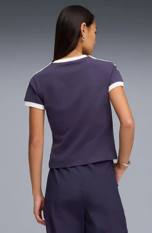 PUMA T7 Slim Fit T-shirt - Deep Plum