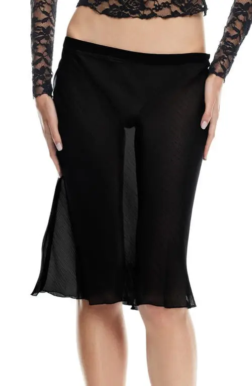 Lioness Shoreline Semisheer Knee-length Skirt