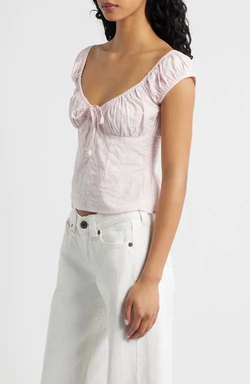 BDG URBAN OUTFITTERS Hallie Cotton Blend Top