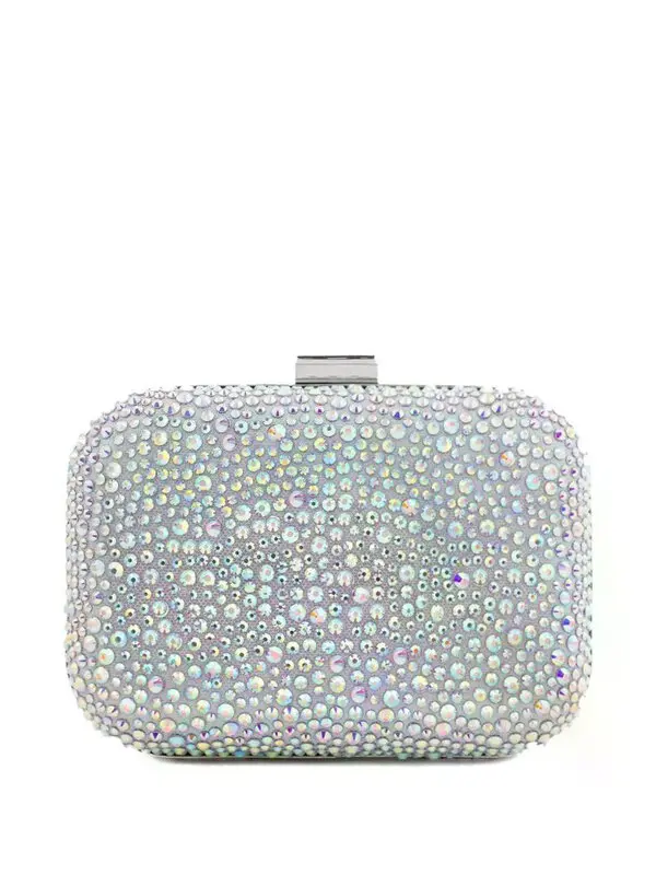GEMY MAALOUF Crystal-embellished Clutch - Silver