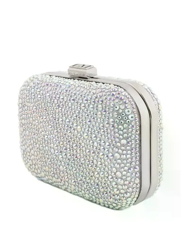 GEMY MAALOUF Crystal-embellished Clutch - Silver