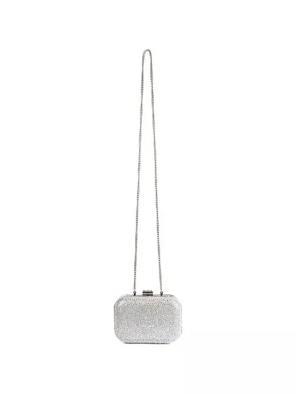 GEMY MAALOUF Crystal-embellished Clutch - Silver
