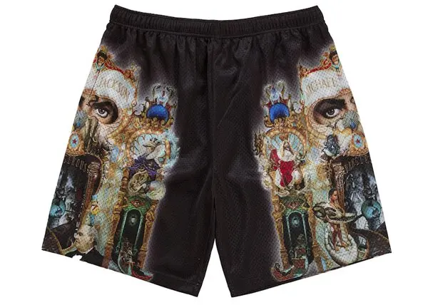 Supreme Michael Jackson Dangerous Mesh Short - Black