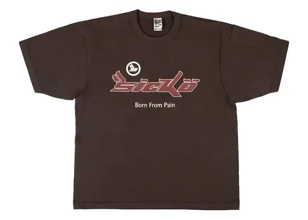 SICKO Pain Tee Shirt - Brown