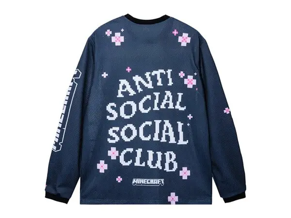 ANTI SOCIAL SOCIAL CLUB X Minecraft Cherry Blossom Gamer Jersey - Black