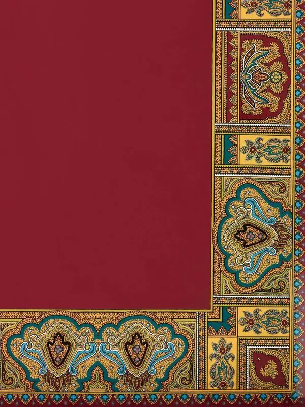 Etro Paisley Acrylic Glass Tray - Red