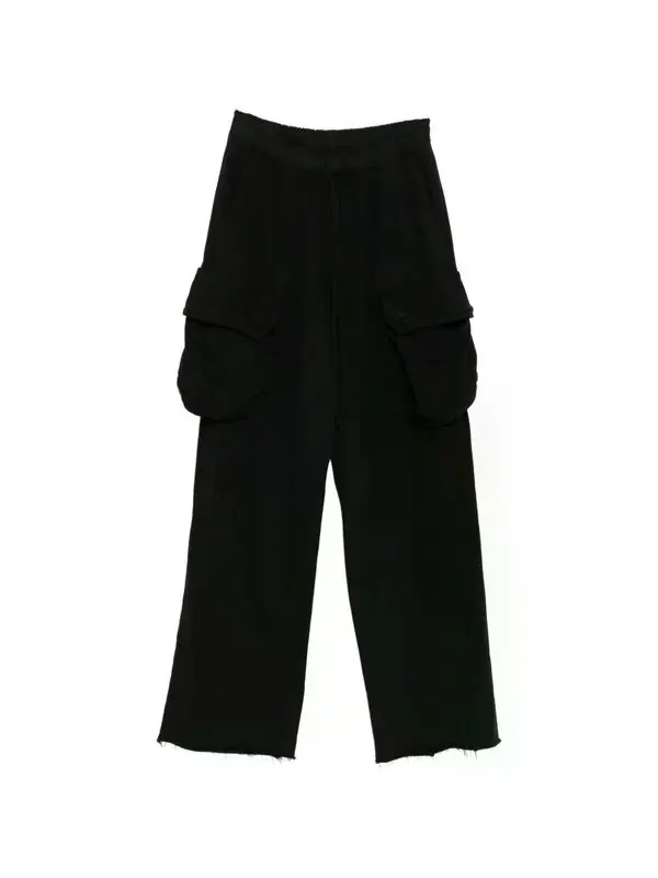 JULIUS Wide-leg Trousers - Black
