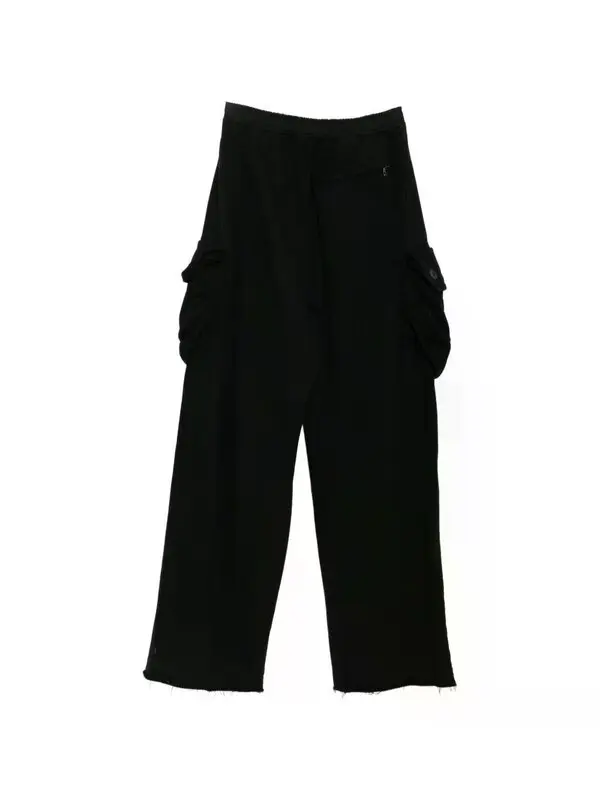 JULIUS Wide-leg Trousers - Black