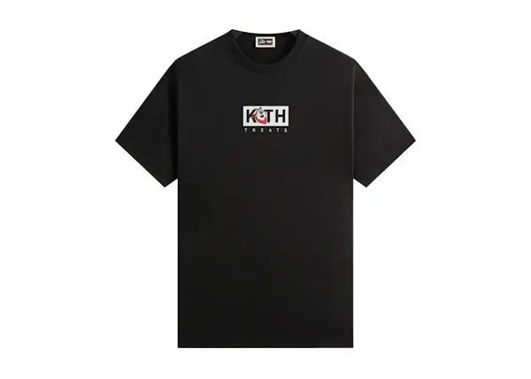 Kith Treats Kellogg’s Frosted Flakes Cereal Tony The Tiger Classic Logo Tee Shirt - Black