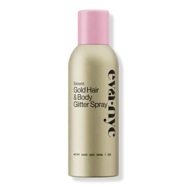 EVA NYC Kweeen Gold Hair & Body Glitter Spray - One-color