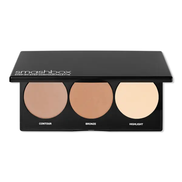 Smashbox Step-by-step Contour Palette – Contour, Bronzer & Highlighter - Light/medium