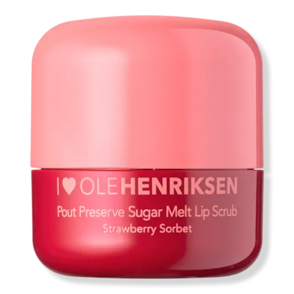 OLEHENRIKSEN Pout Preserve Sugar Melt Lip Scrub Strawberry Sorbet - One-color