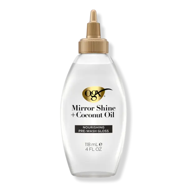 OGX Mirror Shine + Coconut Oil Nourishing Pre-wash Hair Gloss - One-color