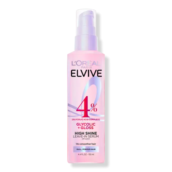 L'OREAL Elvive Glycolic Gloss High Shine Leave-in Serum - One-color