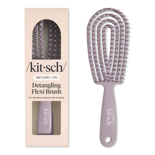 KITSCH Detangling Flexi Brush - Soft Violet