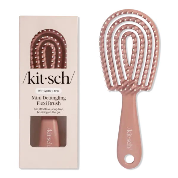KITSCH Mini Detangling Flexi Brush - Terracotta