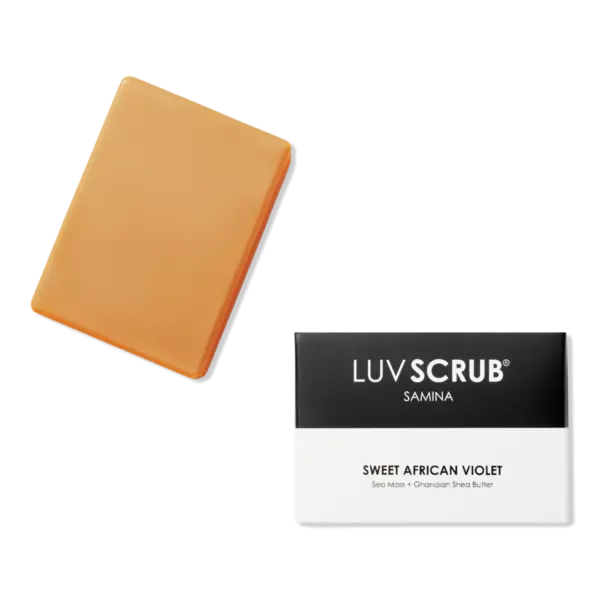 LUV SCRUB Sweet African Violet Sea Moss + Shea Bar - One-color