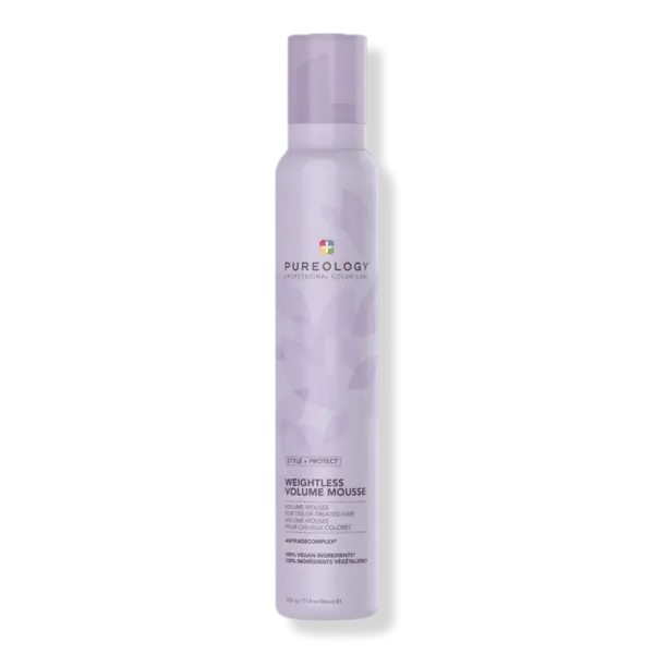 PUREOLOGY Style + Protect Weightless Volume Mousse - One-color