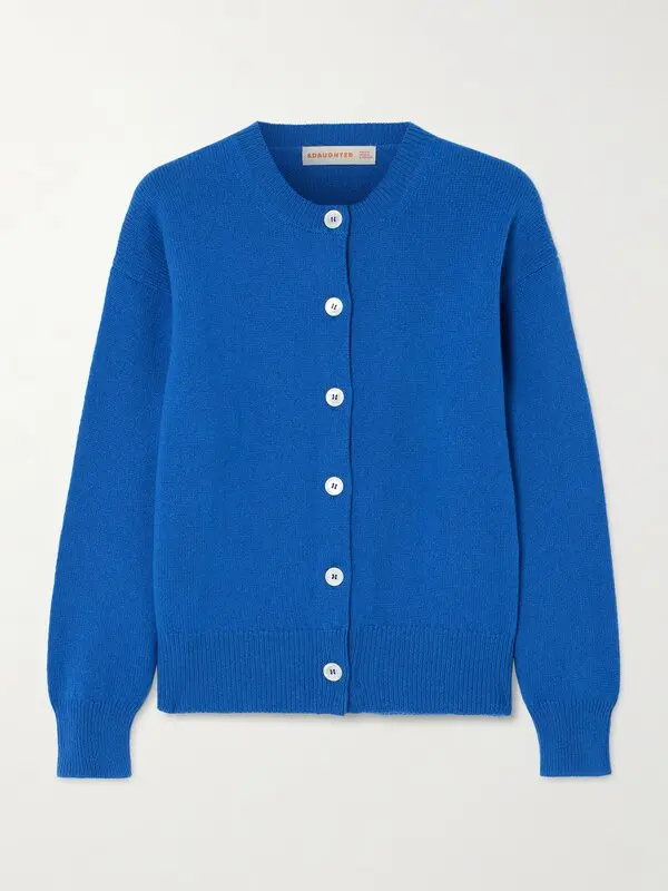 &daughter Wool Crewneck Cardigan