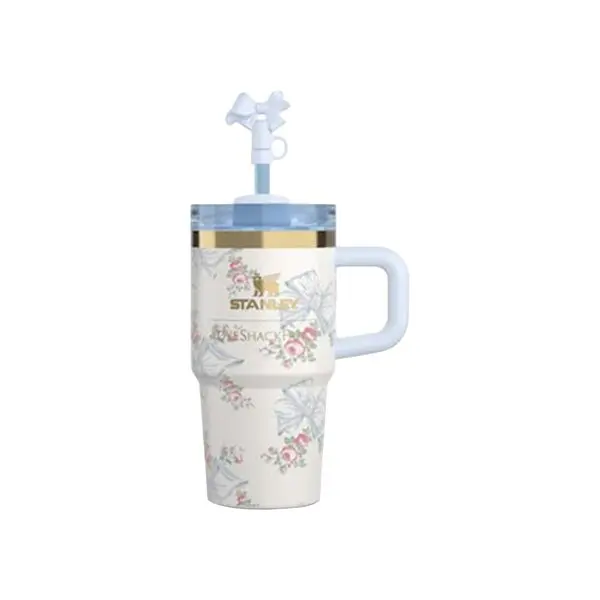 STANLEY 1913 X Loveshackfancy Flowstate Quencher 20oz Tumbler - Blue