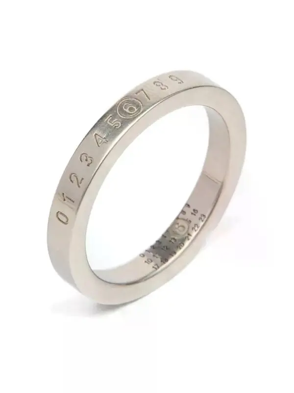 MAISON MARGIELA Numeric Signature Ring - Silver